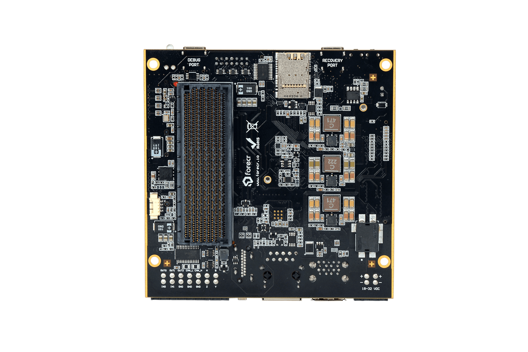 Jetson AGX Orin Carrier Board - DSBOARD-AGX | Forecr